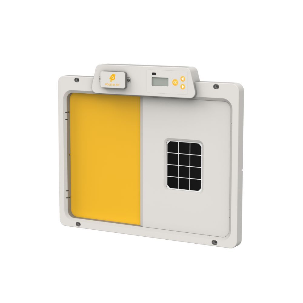 Portier automatique horizontal pour poulailler CHICKA - Coffia