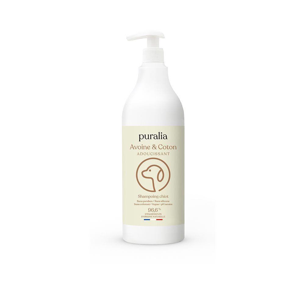 Shampoing naturel pour chiot 1 L PURALIA - Coffia